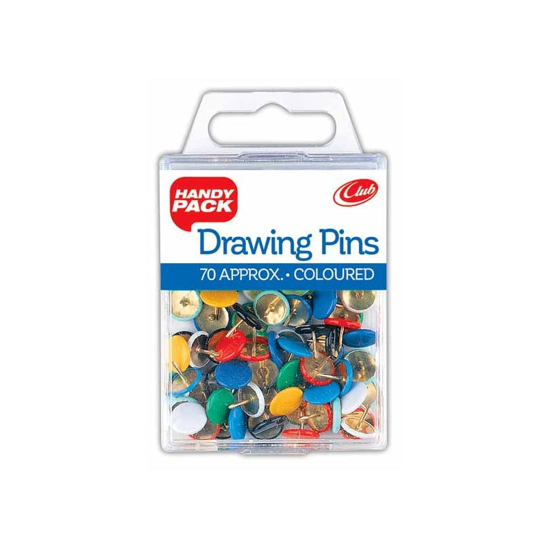 Coloured Drawing Pins – The Alderney Centre
